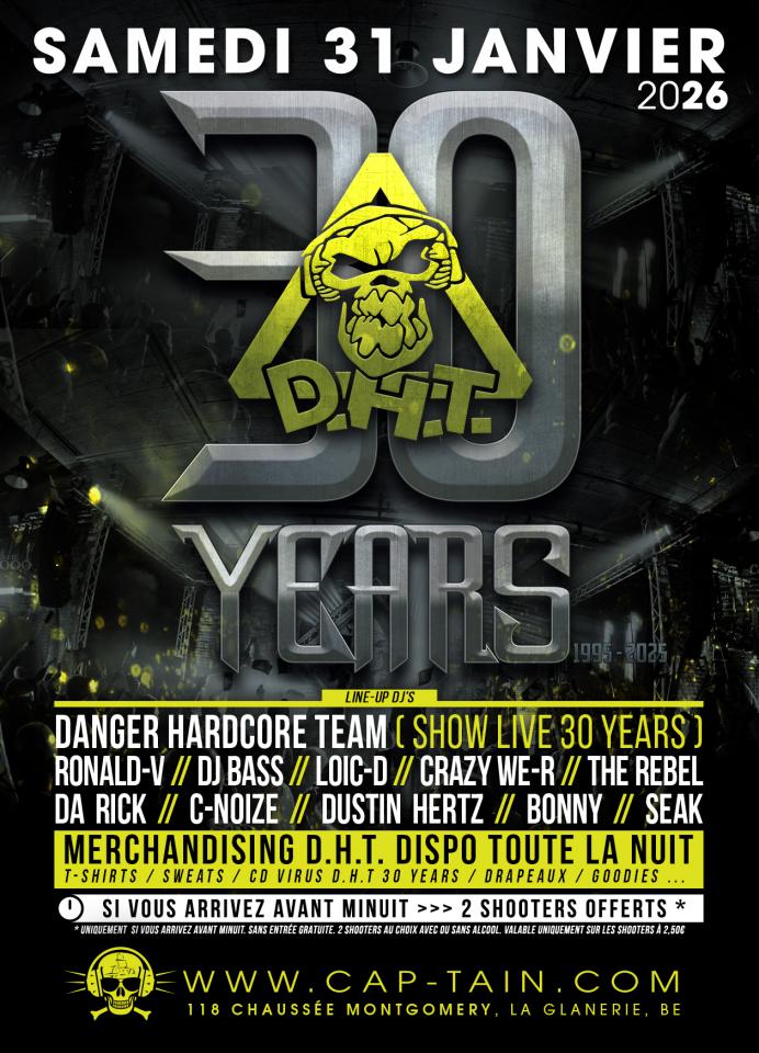 DANGER HARDCORE TEAM - 30 YEARS - | Complexe Cap'tain